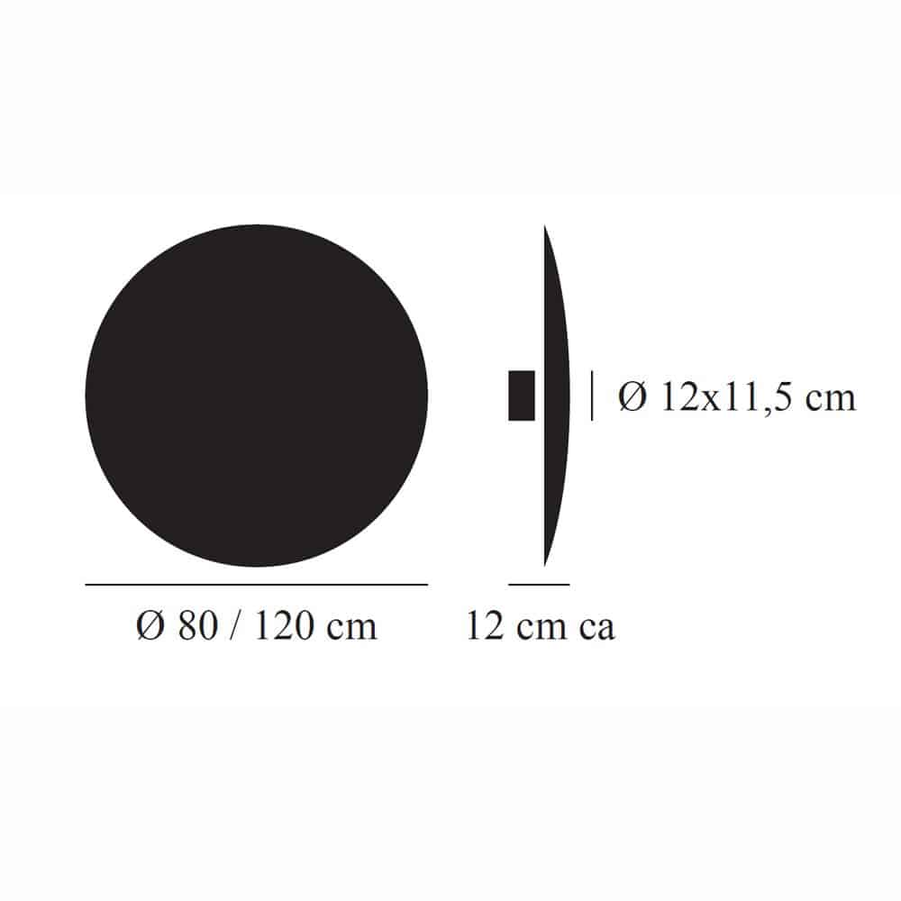 Francesca 80/120 Parete di Catellani & Smith | Prisma Light