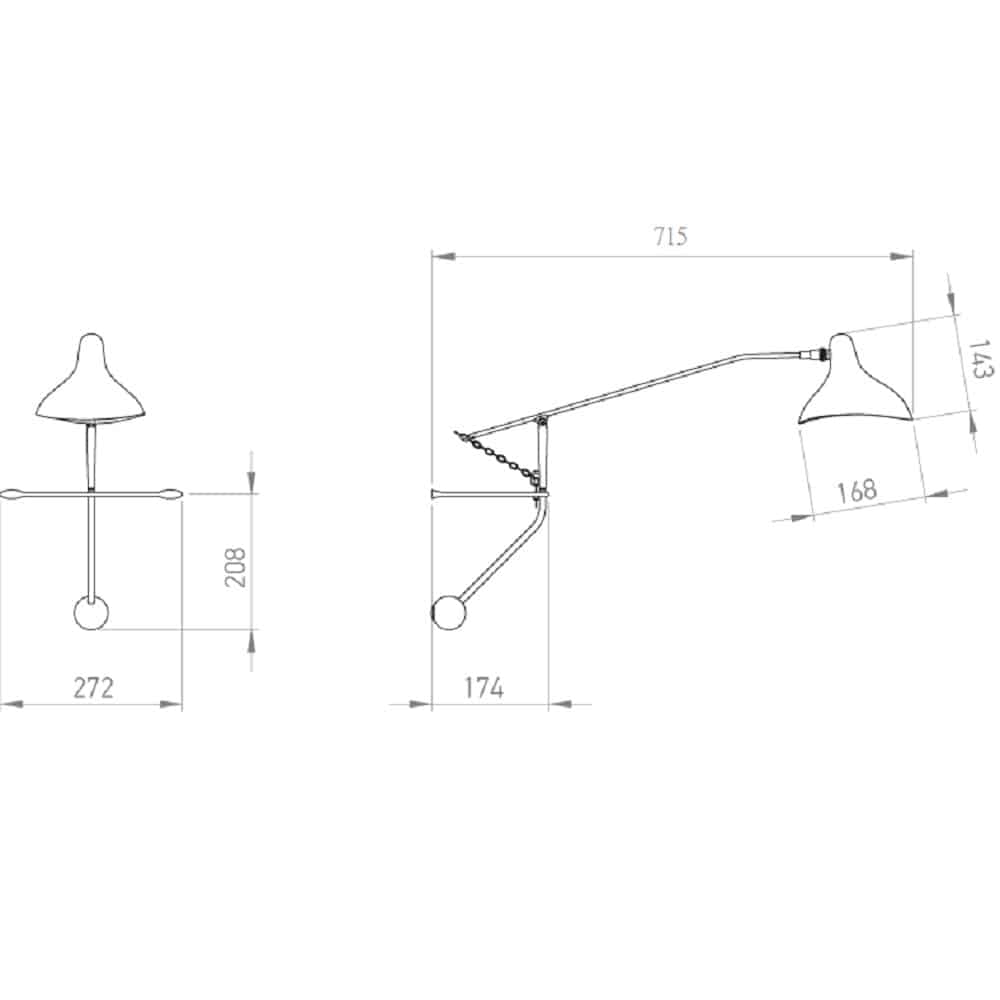 Mantis BS2 MINI Parete di DCWeditions | Prisma Light