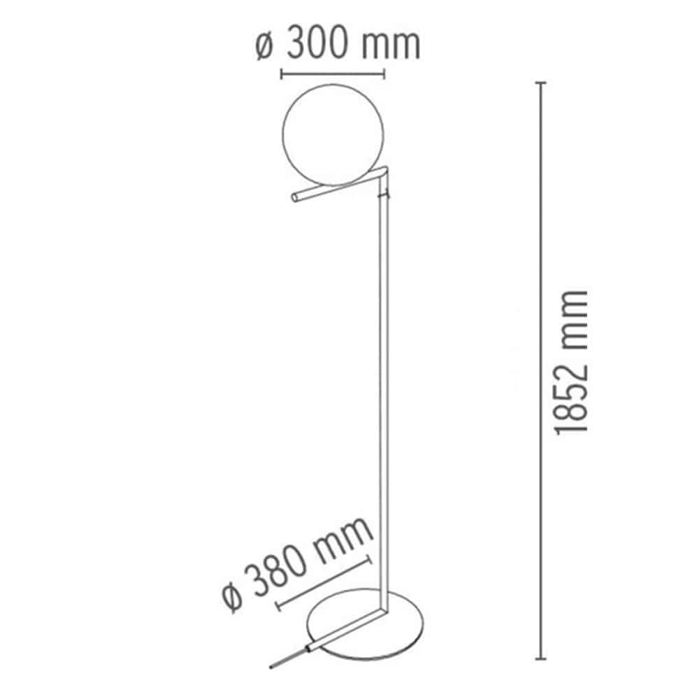 IC F2 Terra FLOS a luce diffusa | Prisma Light