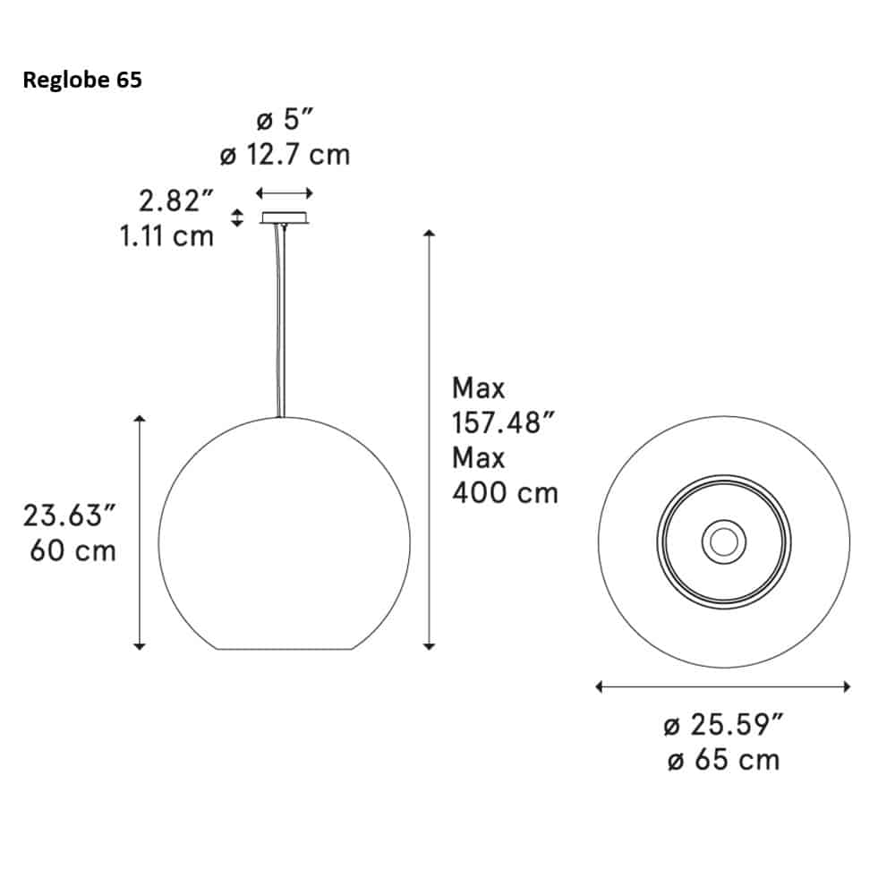 Reglobe sospensione Diesel Living with Lodes a luce diretta | Prisma Light