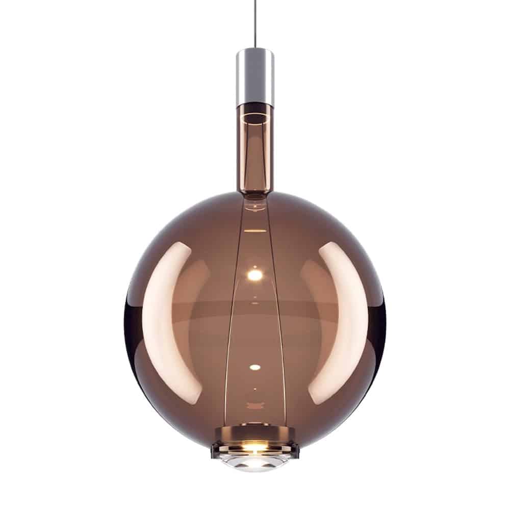 Sky-Fall Round Sospensione Lodes a luce diretta e semidiffusa | Prisma Light